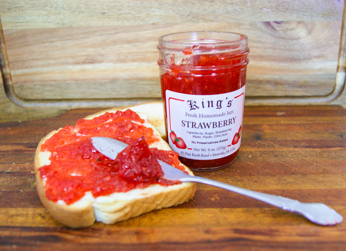 King's Strawberry Jam (9oz) - Farmstead Boxes Direct